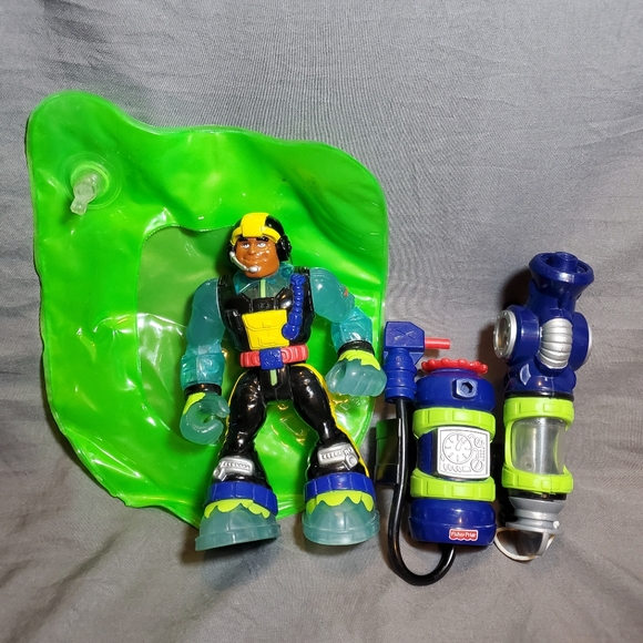 Fisher-Price | Toys | Euc Vtg 202 Rescue Heroes Bob Buoy Hydro Team 6 ...